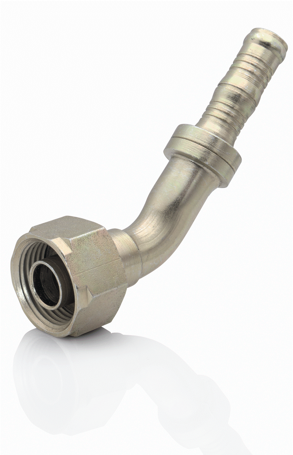 54708 Tube O-Ring Comp Ftg 45° Elbow