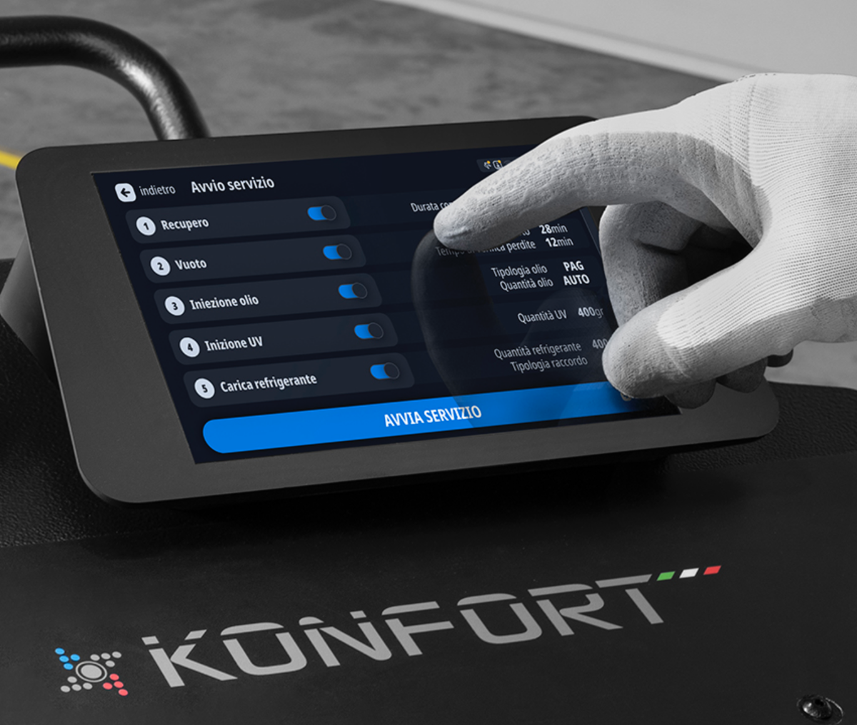 Texa Konfort 707R for R1234yf