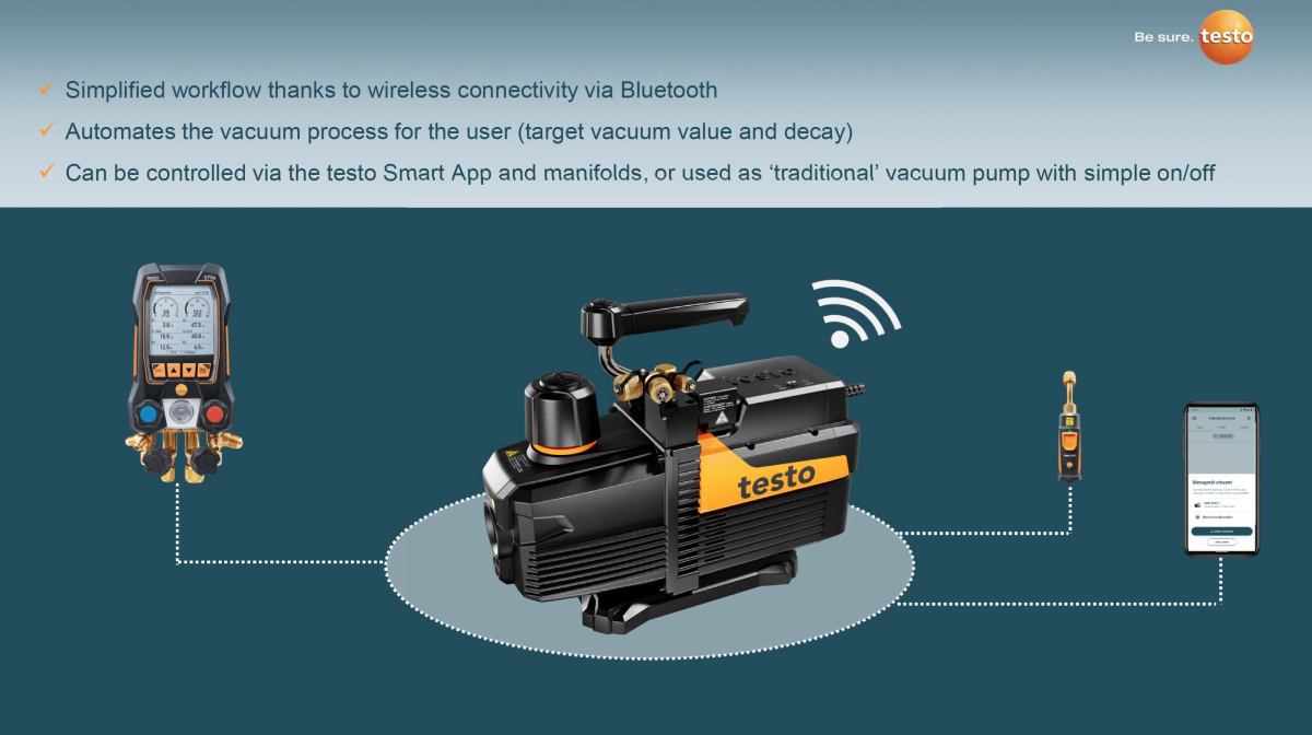 Testo 565i 7 CFM Smart Vacuum Pump